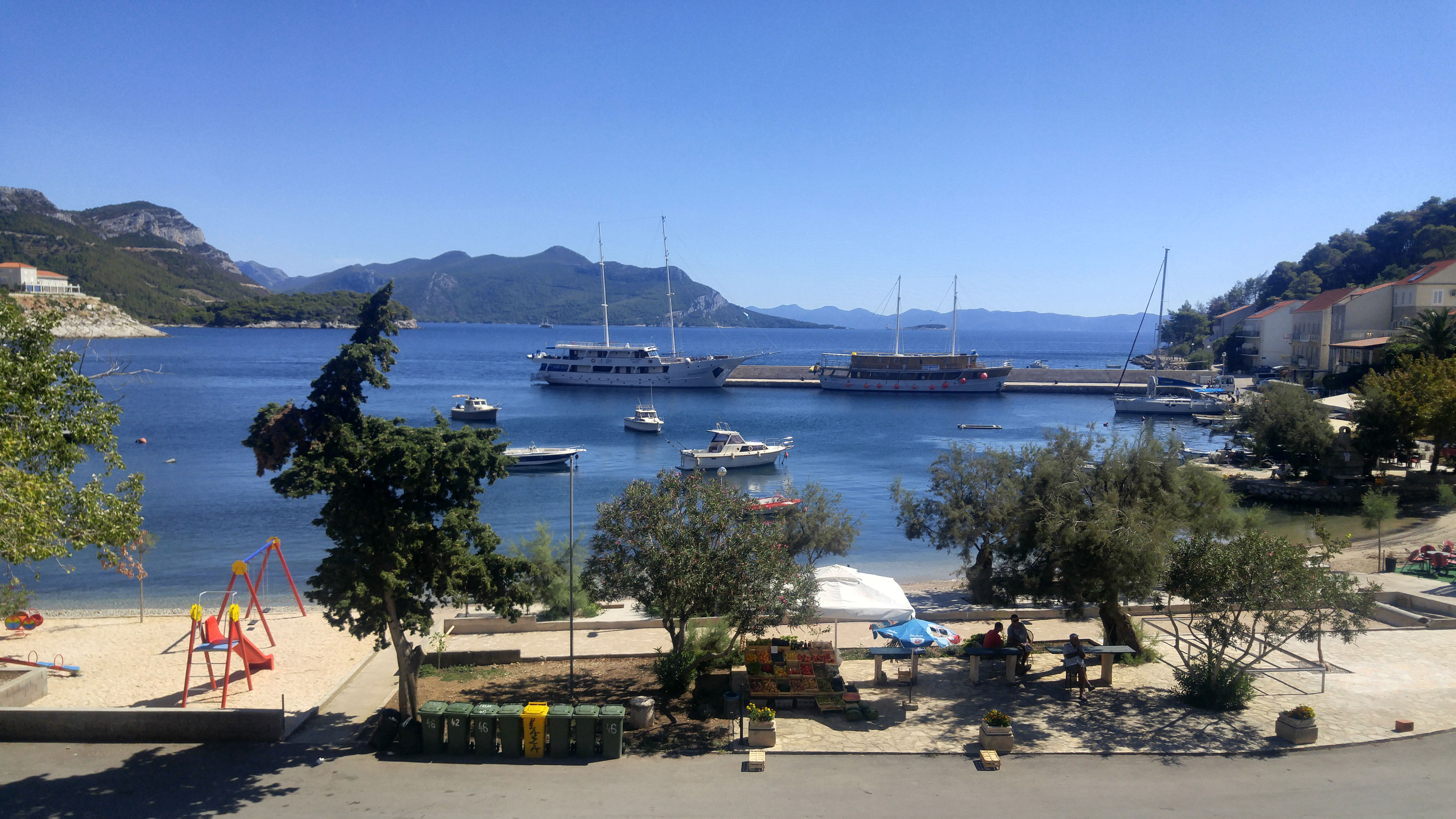 Trstenik Croatia | Dalmatia village on the Pelješac peninsula along the coast of the Adriatic Sea.